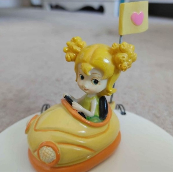 Toys | Polystone Vintage Bumper Car Girl Figurine | Poshmark